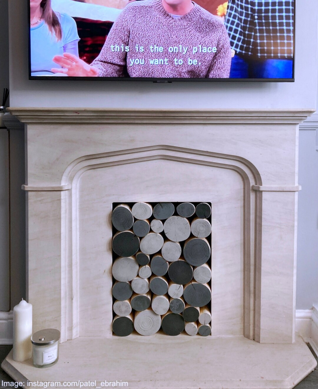 Decorative Logs REVOLUTION Colour Mix for Interior Display - Grey ...