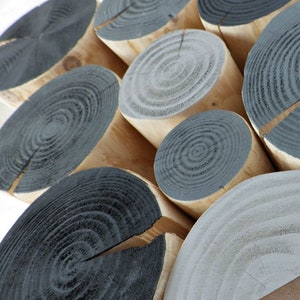 Decorative Logs REVOLUTION Colour Mix for Interior Display - Grey ...