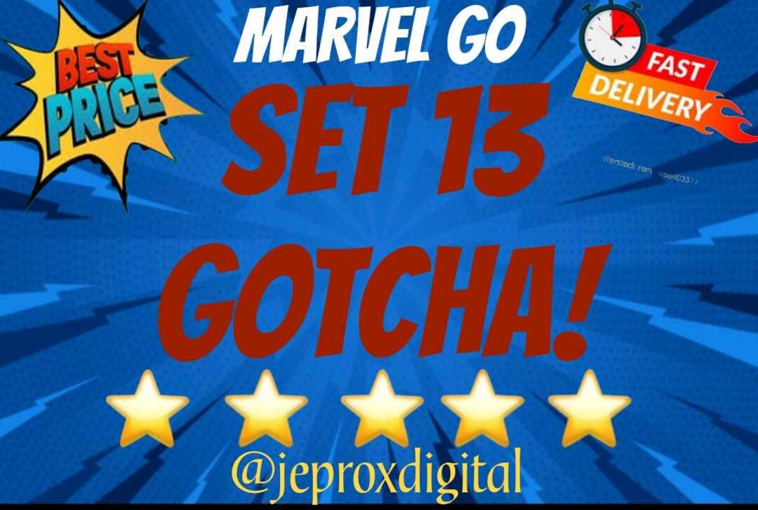 Gotcha Set 12 Mono Go 5 Star Sticker 1 Piece - Etsy