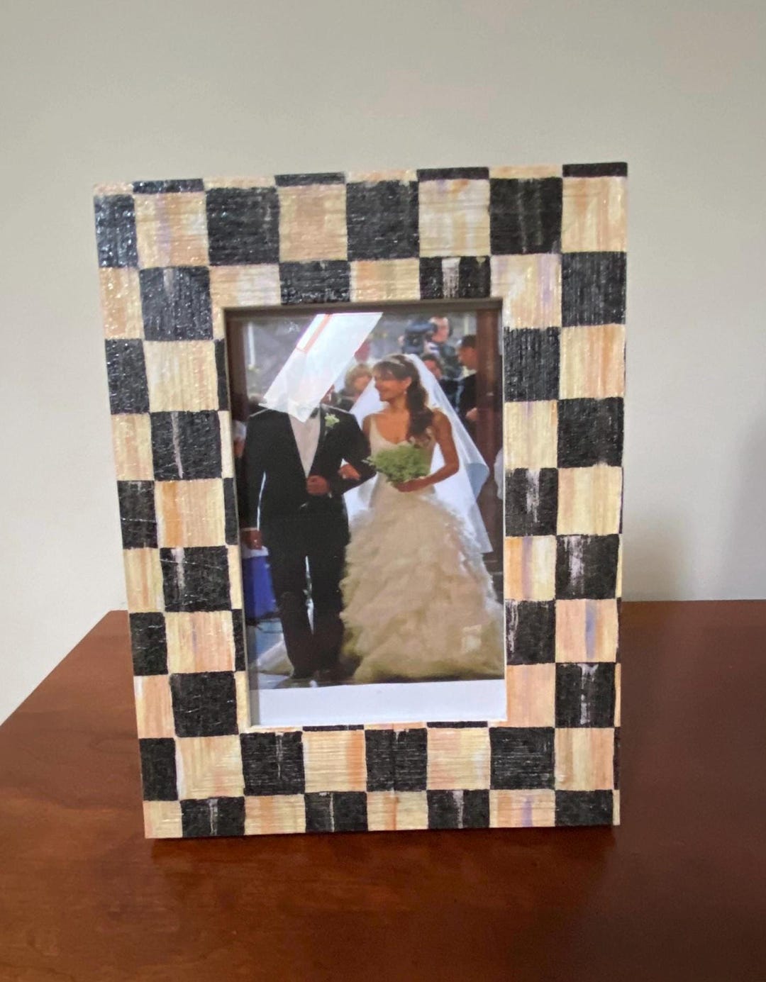 Whimsical Black Checked Picture Frames. Collect You Memories in Style ...