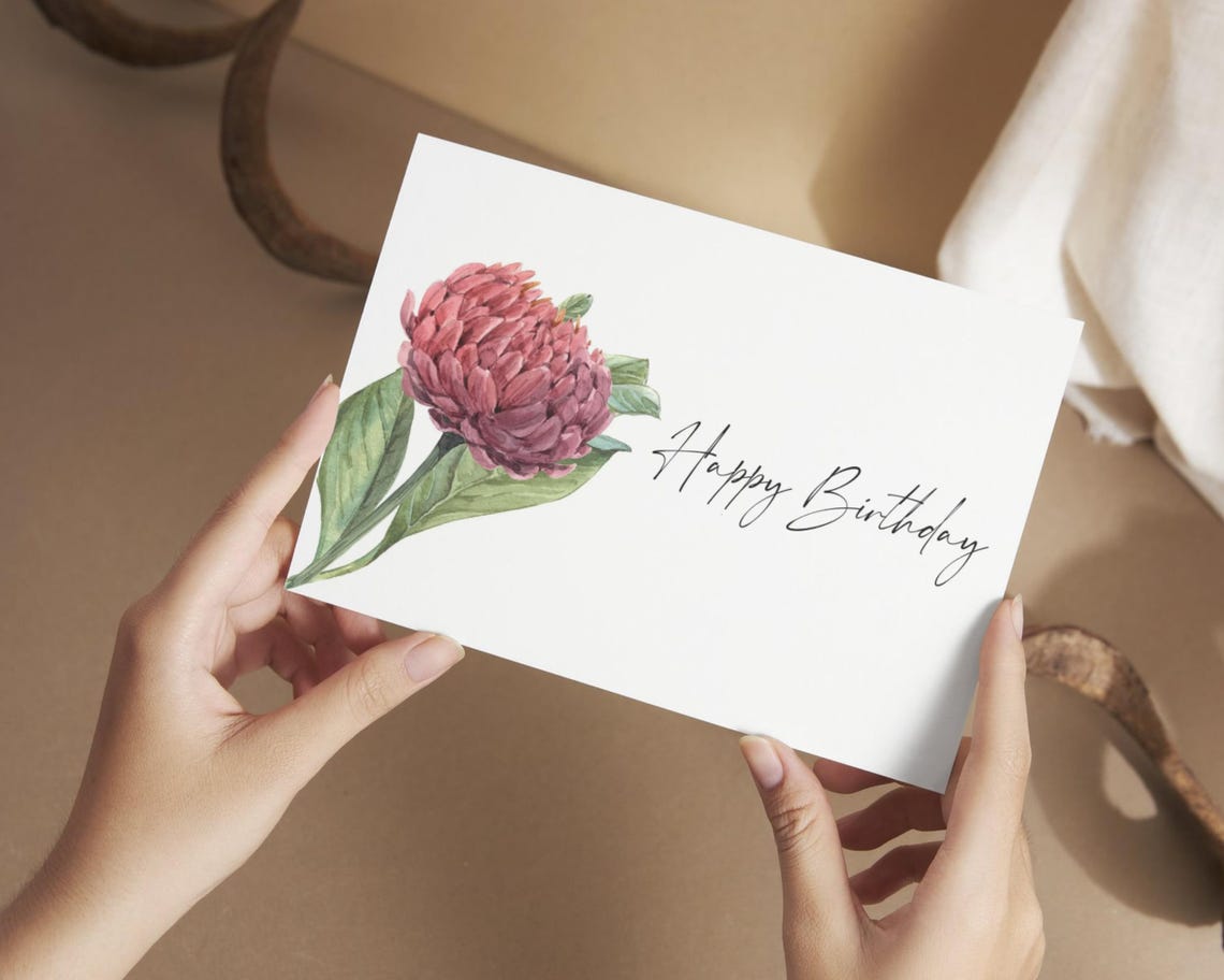 Birthday Card | Lovely Birthday Card | Floral Birthday Card | Printable ...