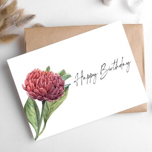 Birthday Card | Lovely Birthday Card | Floral Birthday Card | Printable ...