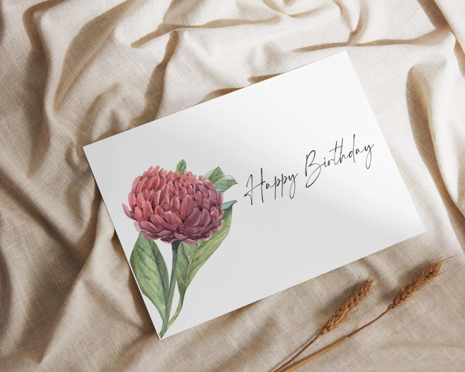 Birthday Card | Lovely Birthday Card | Floral Birthday Card | Printable ...