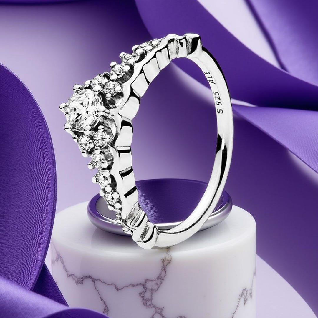 Silver Wishbone Ring Fairy Tale Tiara Ring - Etsy
