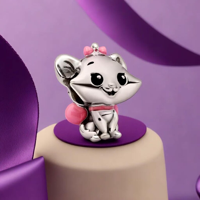 The Aristocats Marie Charm Exclusive Clearance for Women Silver ...