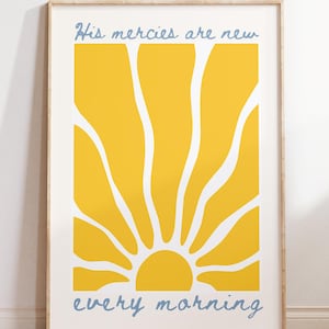 His Mercies Are New Every Morning - Psalm Lamentations 3:22-23 Bible ...