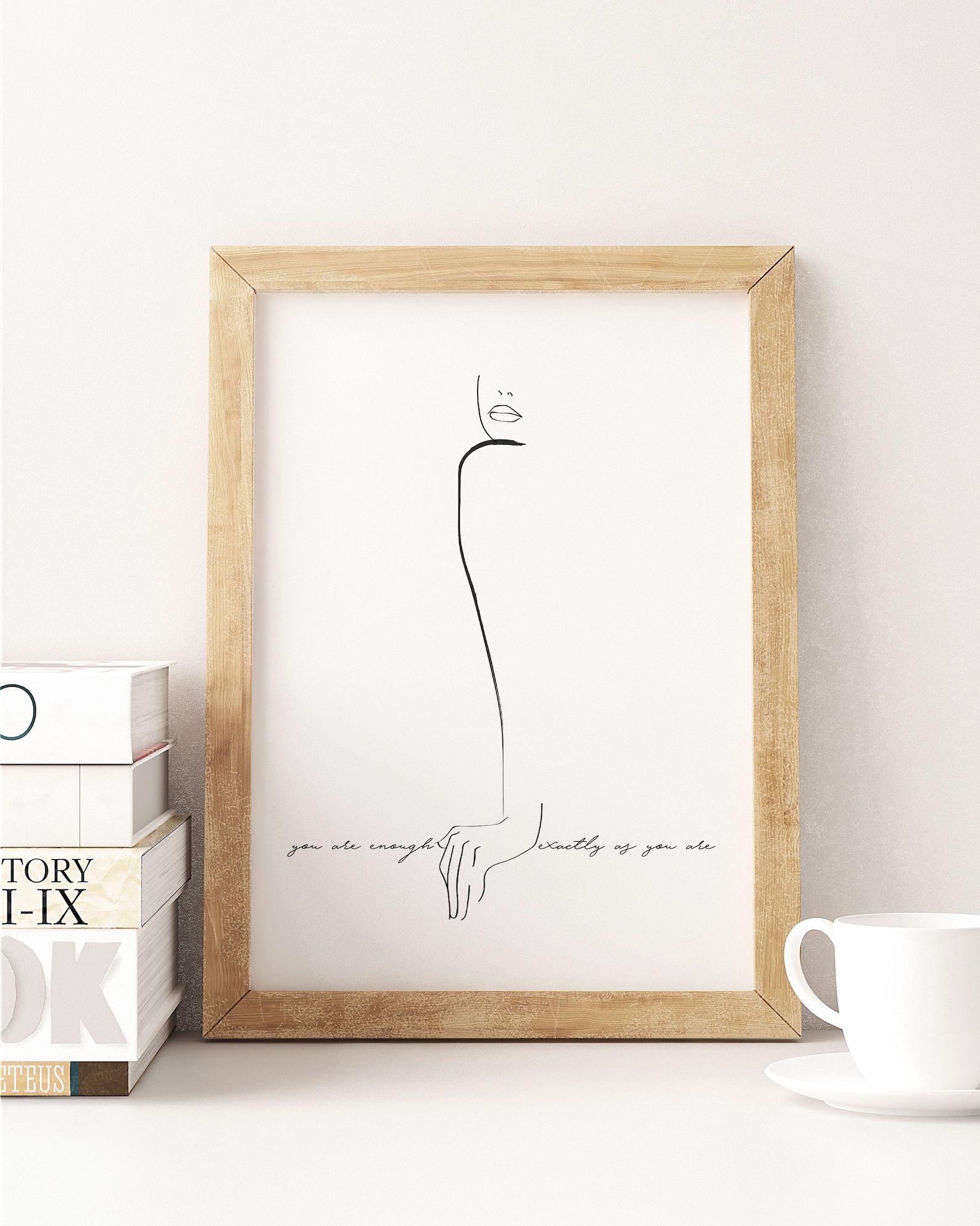You Are Enough • PRINTABLE • INSTANT Download • Wall Art • Self Love ...