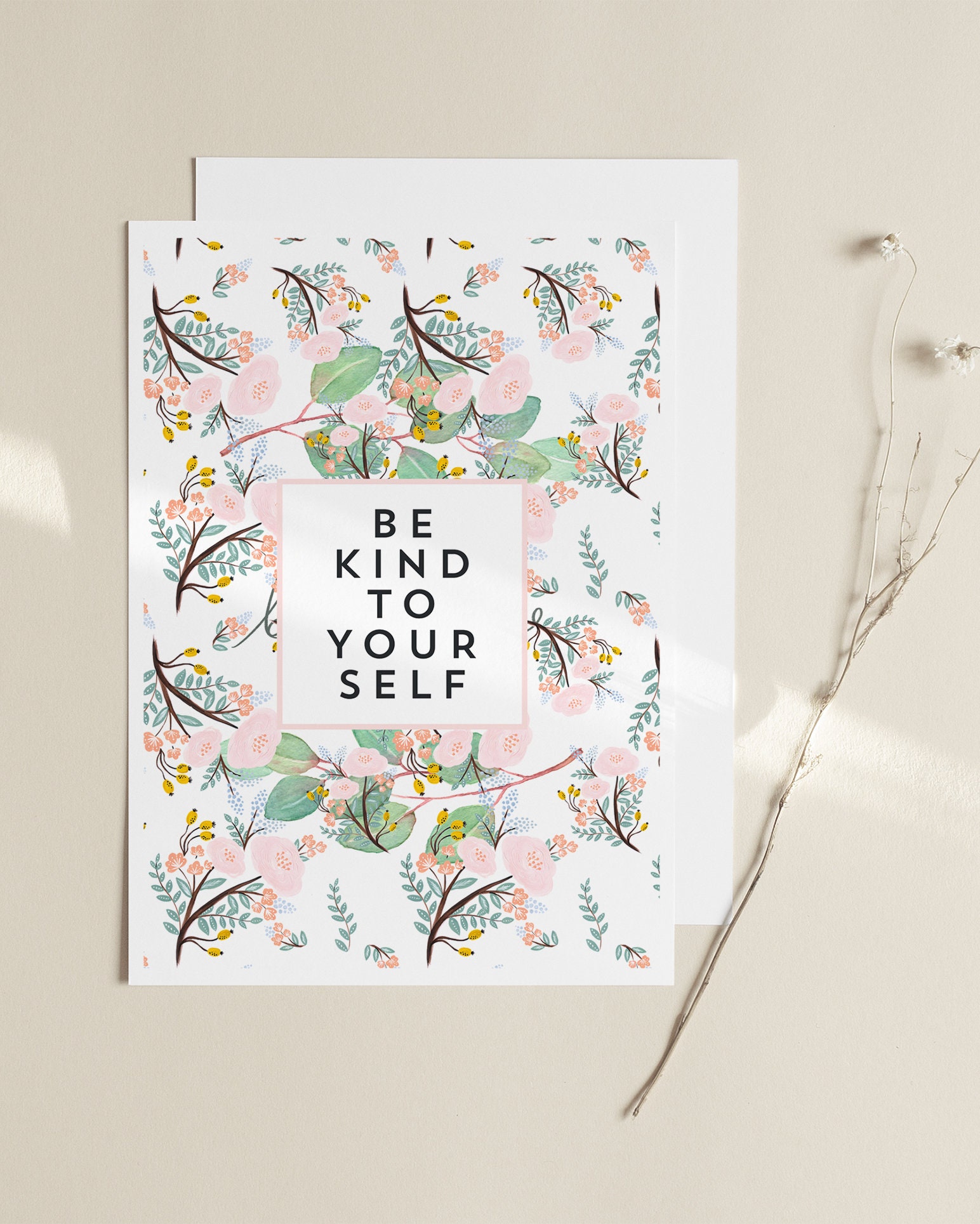 Be Kind to Yourself • PRINTABLE • INSTANT Download • Wall Art • Self ...