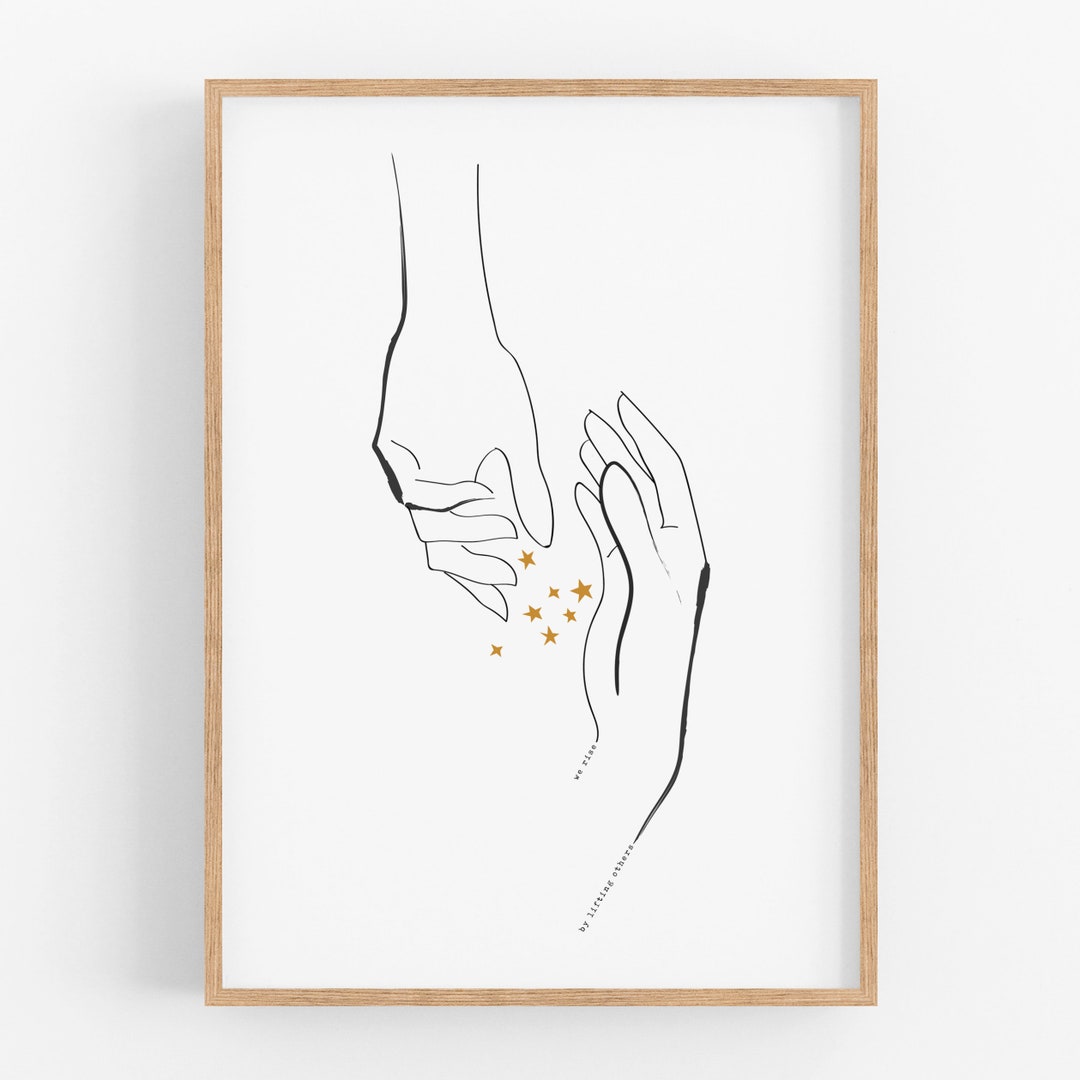 We Rise by Lifting Others • PRINTABLE • INSTANT Download • Wall Art ...