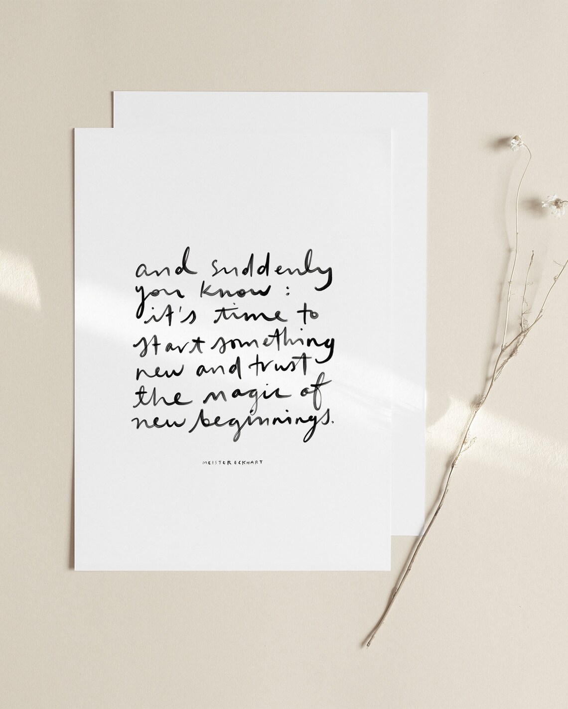 New Beginnings PRINTABLE INSTANT Download Wall Art | Etsy