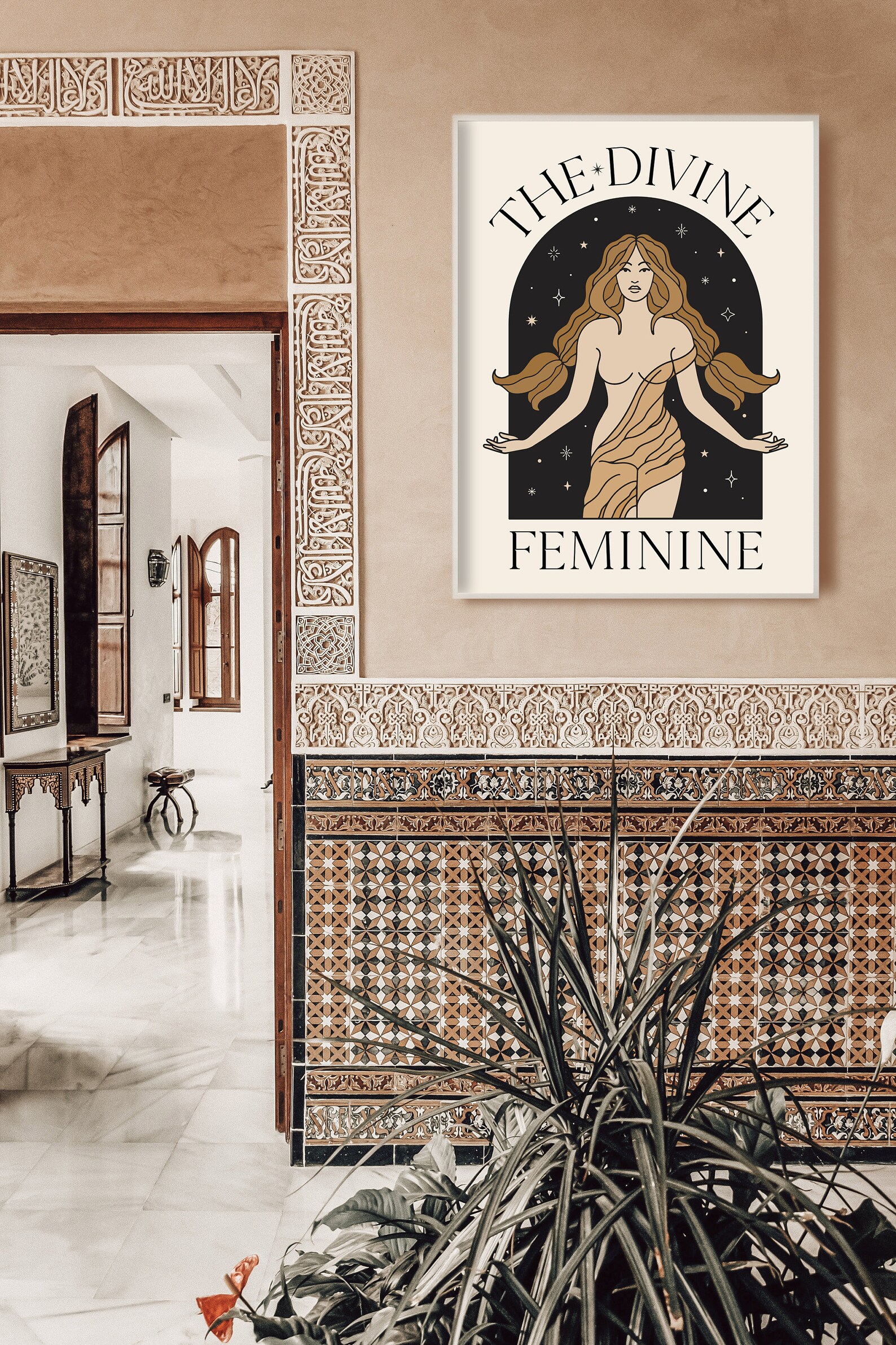 The Divine Feminine PRINTABLE INSTANT Download Wall Art Self Love Woman ...