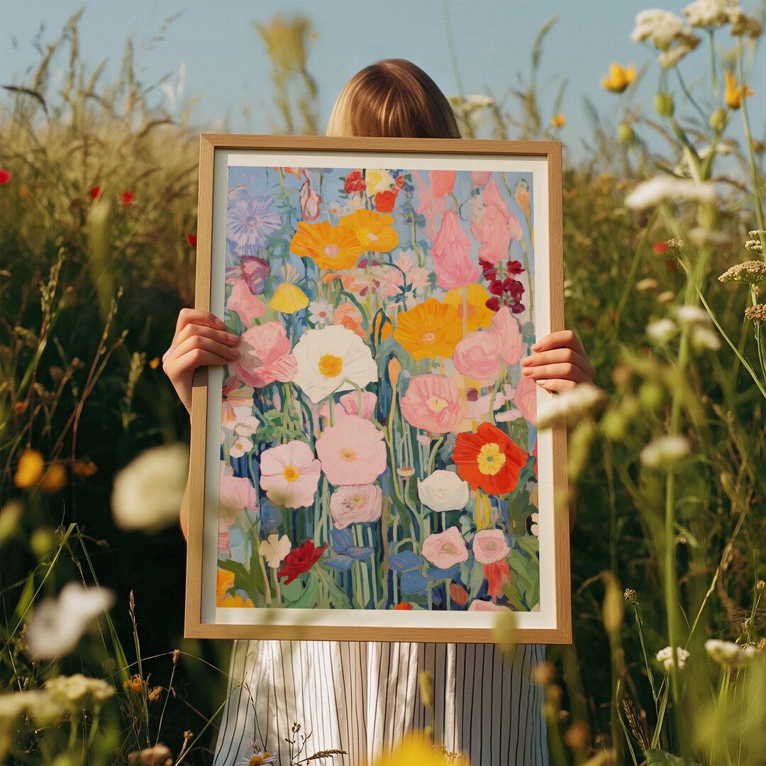 Wildflowers No.1, Cottagecore, Flowers Print, Flower Print, Flower Wall ...