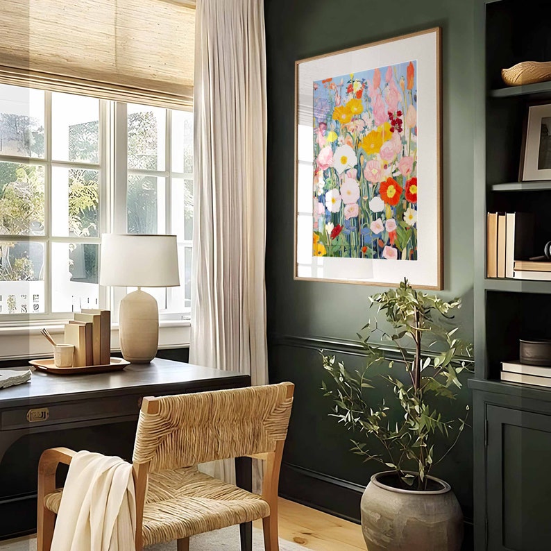 Wildflowers No.1, Cottagecore, Flowers Print, Flower Print, Flower Wall ...