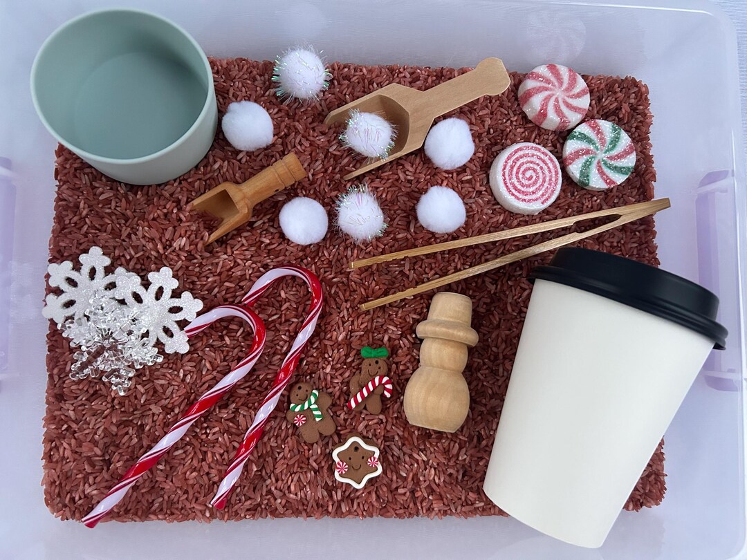 Hot Chocolate Sensory Bin for Fine Motor Skills, Sensory Bin Filler ...