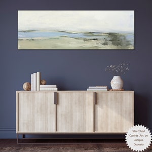 Long Large Horizontal Canvas Wall Art Calm Coastal Landscape - Etsy UK