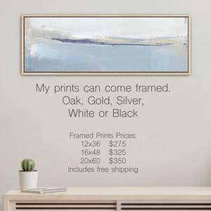 Long Horizontal Wall Art by Jacquie Gouveia, Long Rectangular Canvas ...