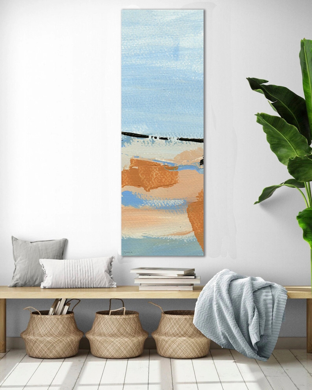 Tall Vertical Wall Art by Jacquie Gouveia, Coastal Home Wall Decor ...