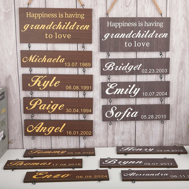 Hanging Sign for Grandkids - Etsy