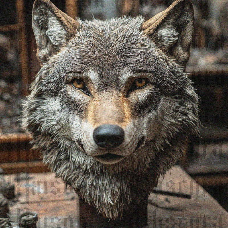 Realistic Wolf Mask - Etsy