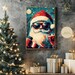 Cool Santa Christmas & New Year 2025 PRINTABLE Wall Art, Christmas Wall ...