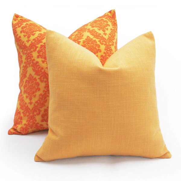 Yellow Throw Pillow - Etsy