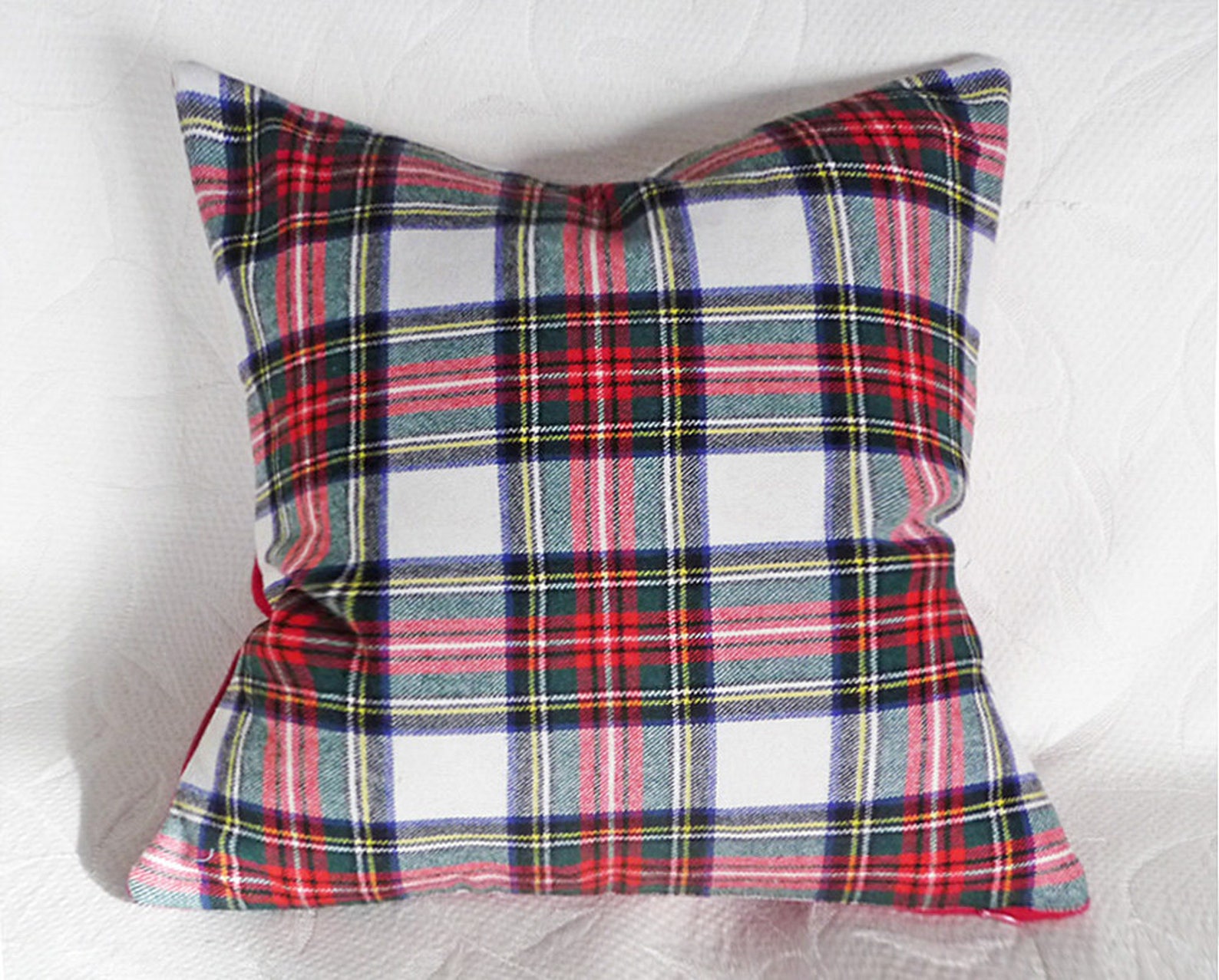 Plaid Christmas Pillow Covers Wool Plaid Pillows Vintage - Etsy