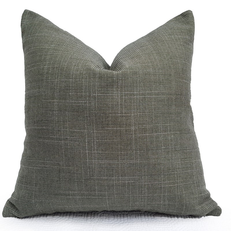 Grey Lumbar Pillow - Etsy
