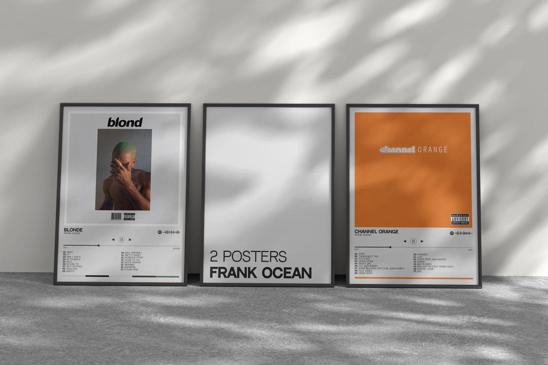 Frank Ocean Wall Art Set, Printable Wall Art, Frank Ocean Modern Home ...