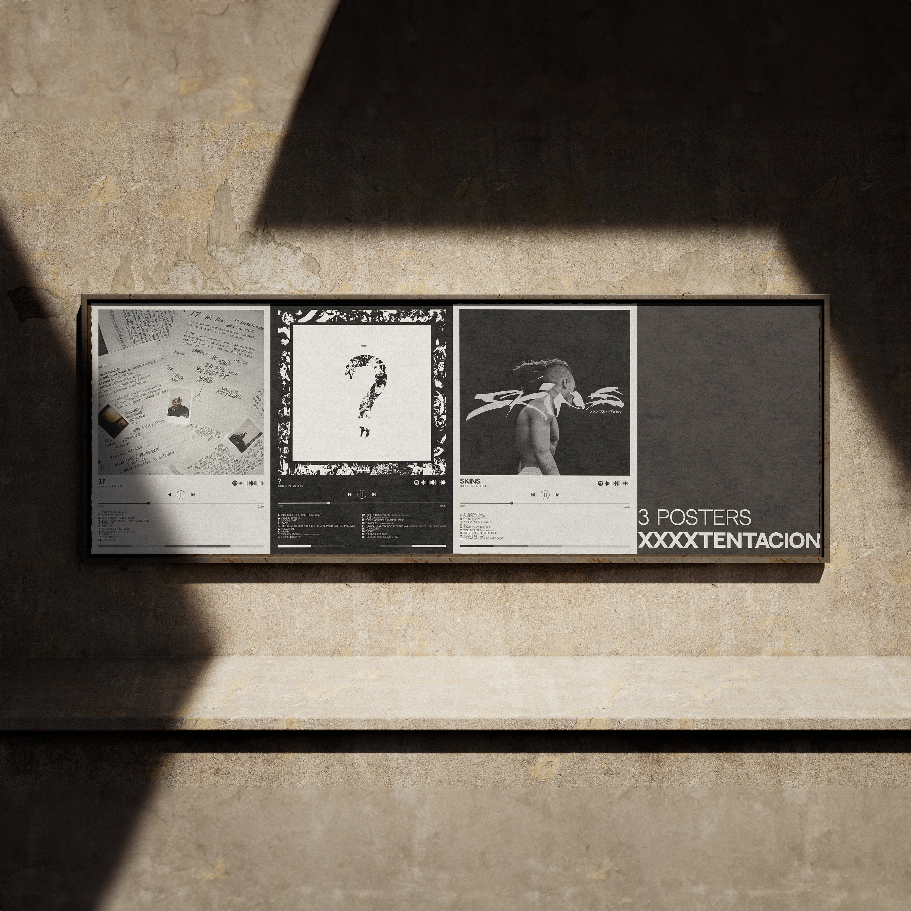 Xxxtentacion Wall Art Set, Printable Wall Art, Xxxtentacion Modern Home ...