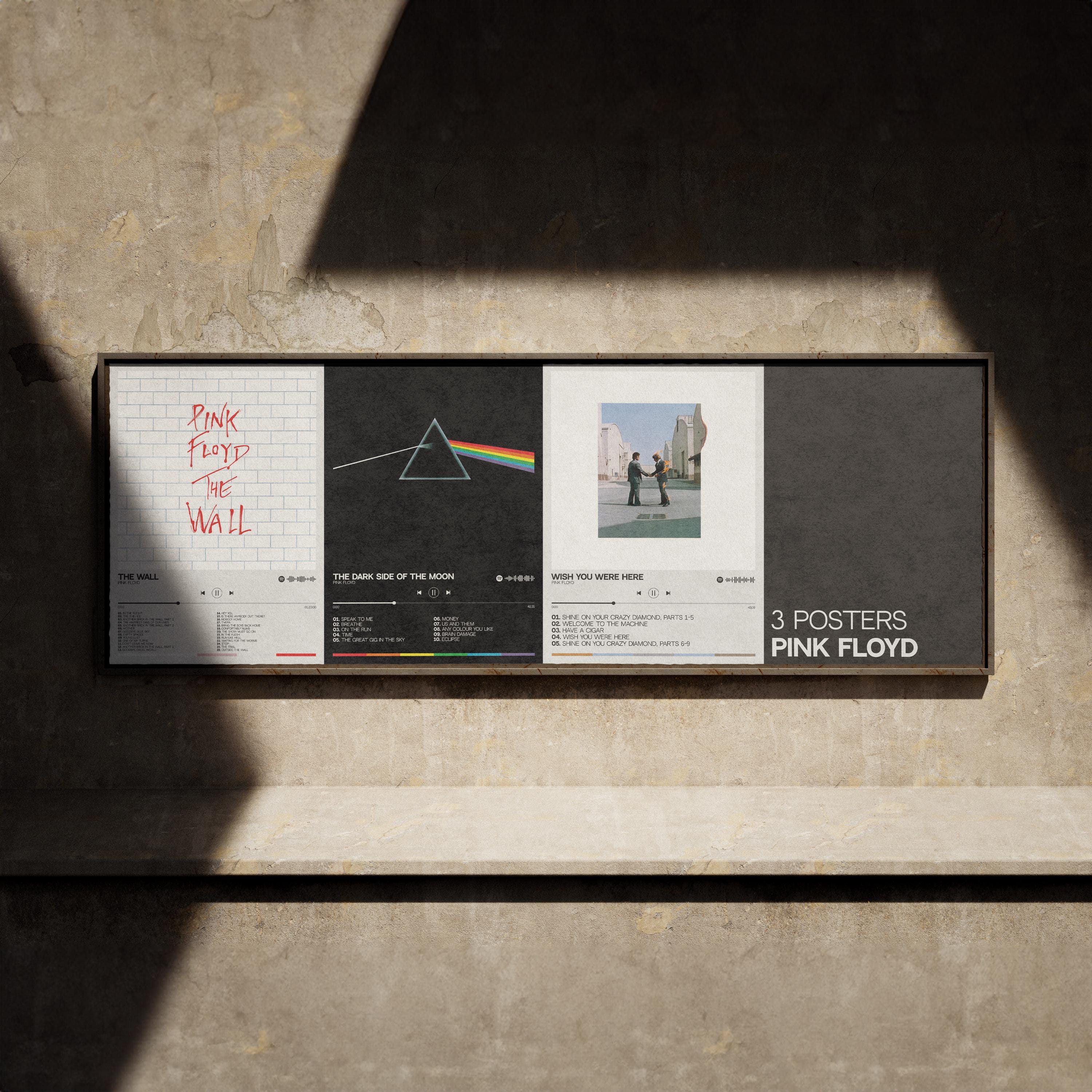 Pink Floyd Wall Art Set, Printable Wall Art, Pink Floyd Modern Home ...