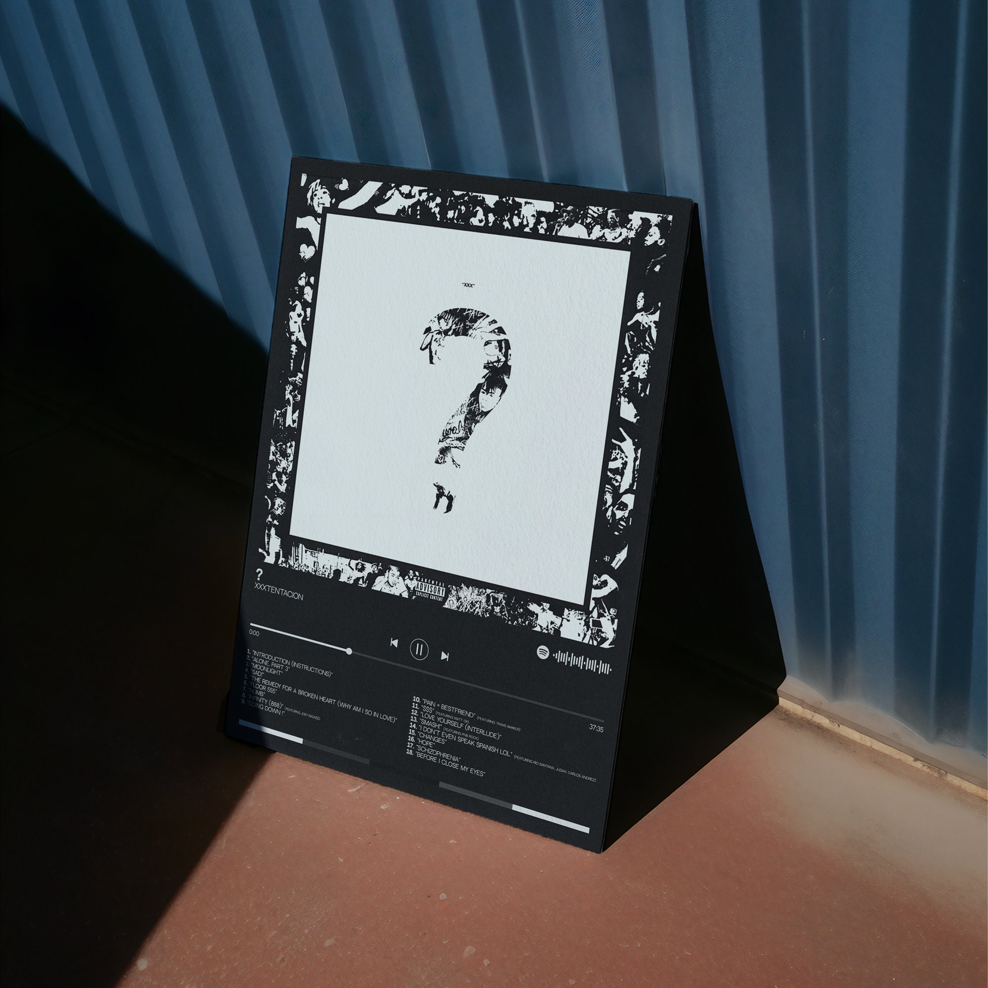 Xxxtentacion Wall Art Set, Printable Wall Art, Xxxtentacion Modern Home ...