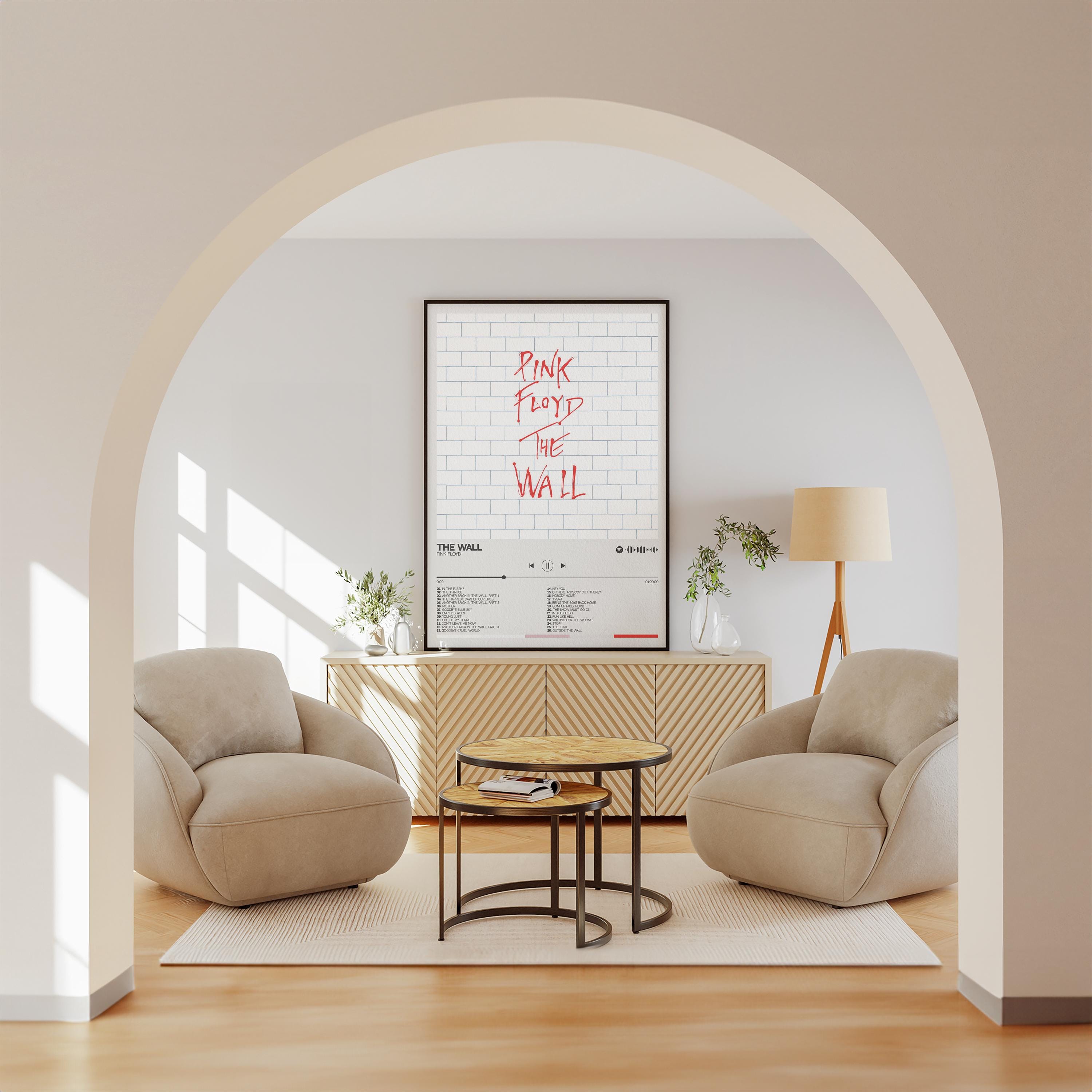 Pink Floyd Wall Art Set, Printable Wall Art, Pink Floyd Modern Home ...