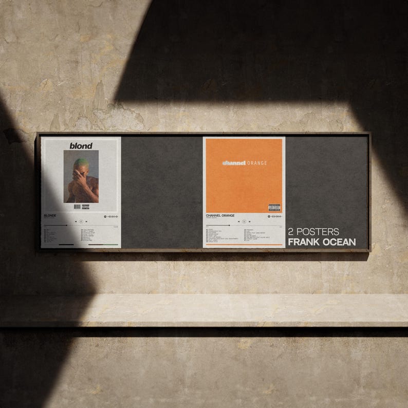 Frank Ocean Wall Art Set, Printable Wall Art, Frank Ocean Modern Home ...