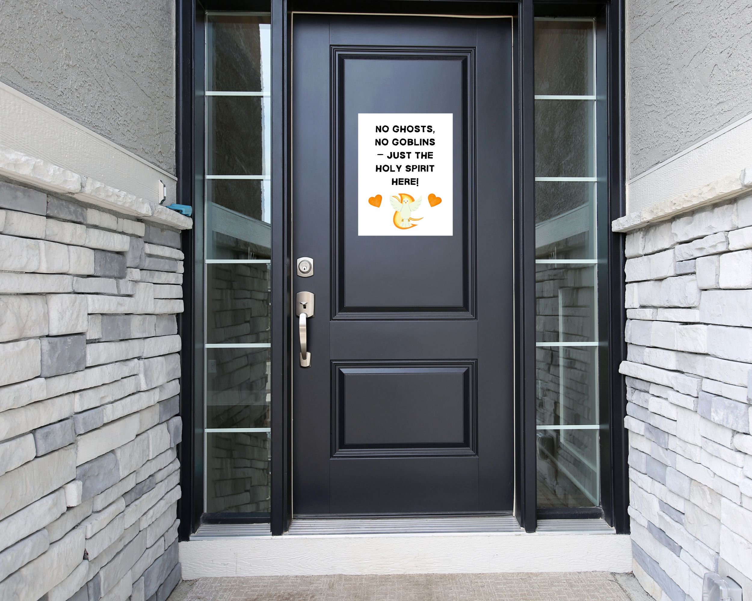 Christian Printable Sign | No Ghost No Goblins Just the Holy Spirit ...