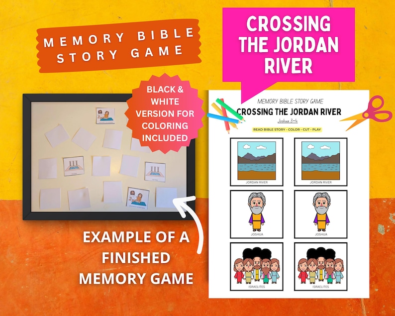 Crossing the Jordan River Bible Story | Joshua 3–4 | Joshua Leads ...