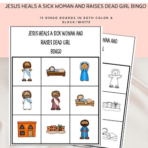 Jesus Heals a Sick Girl Craft - Etsy