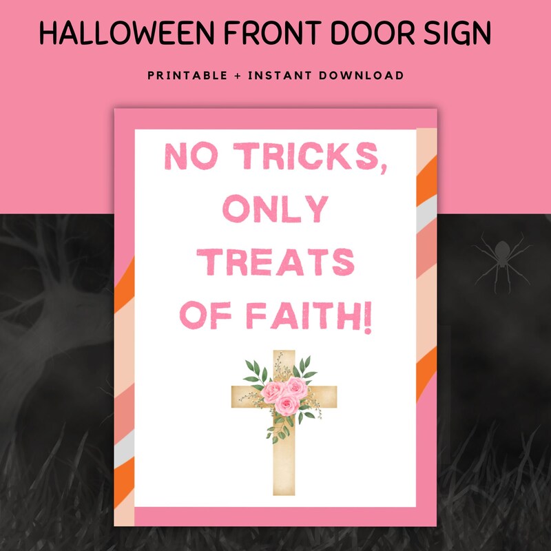 Trick or Treat Sign - Etsy