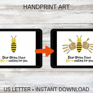 Spring Handprint Art, Spring Preschool Activity, Craft for Toddlers ...