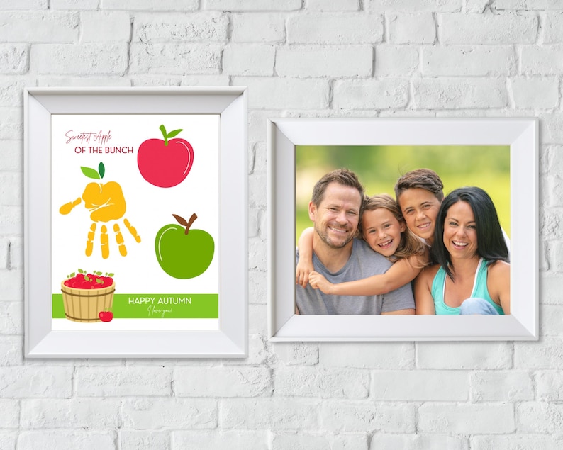 Sweetest Apple Handprint Art for Kids | Cute Fall or Back to School ...