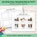 Jacob & Esau Sequencing Activity | Old Testament Kids Activity | Quiet ...