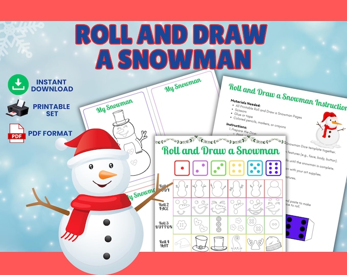 Roll A Snowman - Etsy
