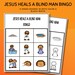Bible Bingo Set for Kids Bible Story Activity, New Testament Bible ...