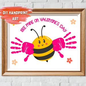 Valentine Handprint Art Bundle for Kids Craft Activities | Cute ...