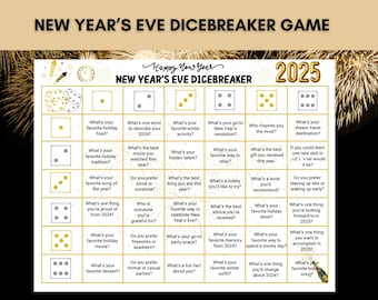 New Year’s Eve Icebreaker Game – Fun Printable Questions for Parties ...