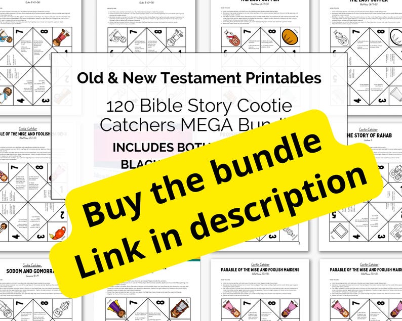 Jesus Cleanses the Temple Cootie Catcher, Jesus Clears the Temple ...