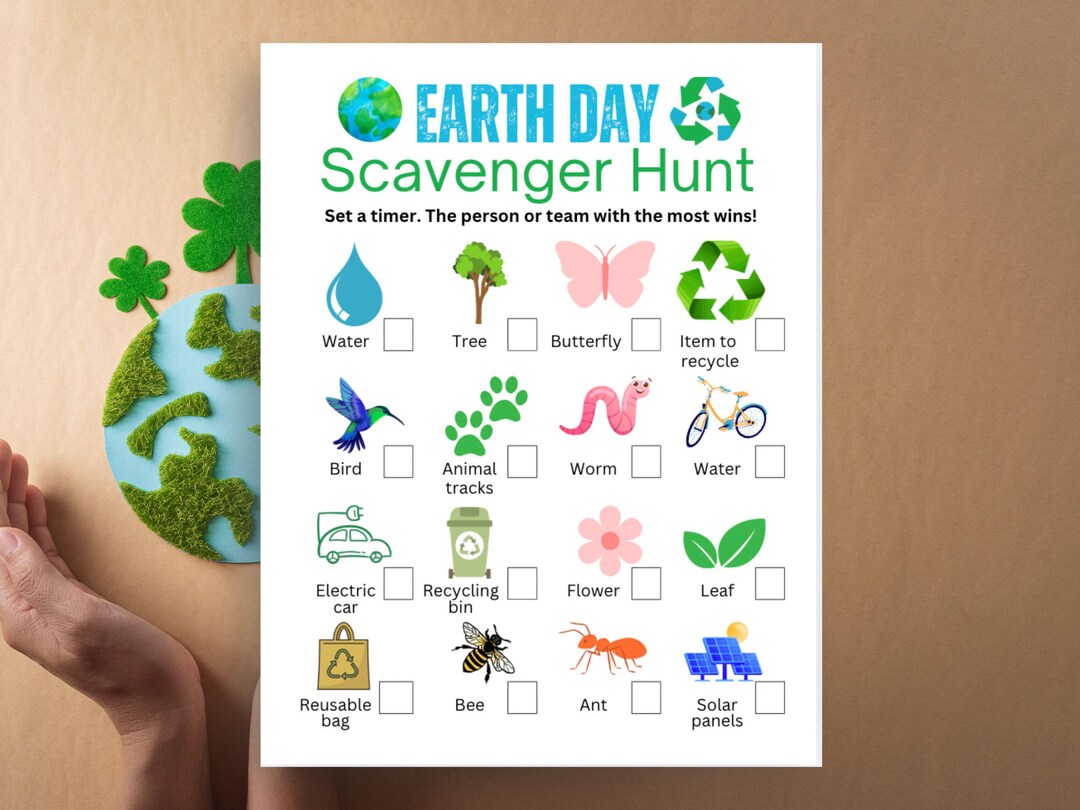 Earth Day Scavenger Hunt | Educational Nature Game | Forest School ...