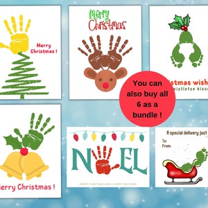 Christmas Handprint Art, Christmas Preschool Activity, Craft for ...