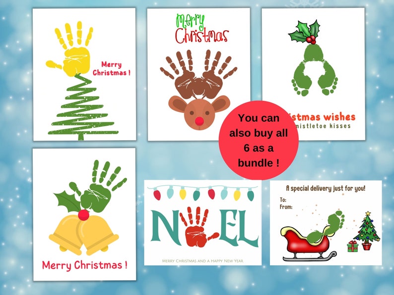 Christmas Handprint Art, Christmas Preschool Activity, Craft for ...
