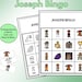 Joseph Bingo Set for Kids - Bible Story Activity, Joseph and His ...