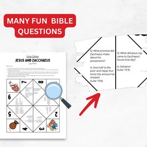 120 Bible Story Cootie Catchers Bundle for Kids – Sunday School ...